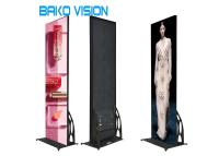 China P2.5 HD LED Poster Stand with WiFi 3G 4G Control 1920x640mm Aluminum Frame for sale