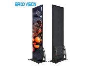 China P2.5 HD LED Poster Stand with WiFi 3G 4G Control 1920x640mm Aluminum Frame for sale
