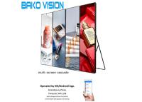 China Super Light Weight Front Service LED Screen Display With Wheel Base Flight Case Packing for sale