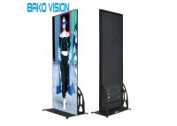 China Super Light Weight Front Service LED Screen Display With Wheel Base Flight Case Packing for sale