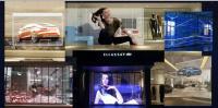 China Aluminum Transparent LED Screen 3.9x7.8mm Pitch 5500nits Glass Shopping Mall Display for sale