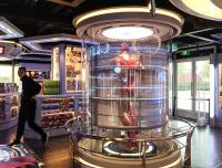 China Transparent Led Window Display P2.6 - 5.6 Fine Pitch See Through Screen for sale