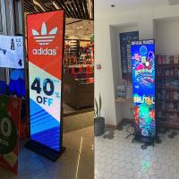 China High Definition Indoor LED Poster 1000 Nits IP40 Aluminum Panel Easy Control for sale