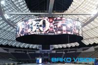 China Rental Foldable LED Screens Indoor Curtain LED Display 360° Creative Event Module Space Saving IP43 IP54 for sale