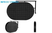 China Dual Sided LED Sign P4.68 Round Circle Screen 18kg with USB 4G WiFi Control for sale