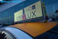 China Digital LED Sign Taxi Top Display P5 P3 Double Sided Advertising Billboard Aluminum Cabinet 3G 4G WiFi for sale