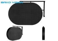 China IP68 Waterproof Round P4.68 Outdoor LED Logo Display Sign 600mm 45,511 Pixels for Brand Promotion for sale