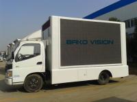 China Outdoor P10 Double Sided Mobile Truck LED Screen 6500 nits Steel Cabinet for Roadshow Advertising for sale