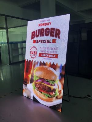 China Aluminum GOB 2000 Nits Frameless LED Advertising Poster for sale