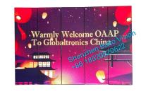 China P2.5 Indoor Moveable LED Poster Screen 1926x576mm 28kg Advertising Display with Bracket for sale