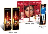 China P2.5 1000 Nits LED Poster Display 28kg Slim Digital Advertising Screen for sale