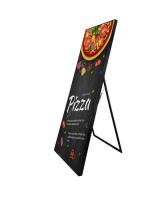 China Moveable LED Poster Display P2.5 HD 1000 Nits For Mall Stores Advertising for sale