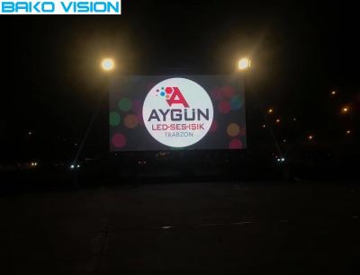 China P3.91 Outdoor LED Video Display 1920Hz 5500 Nits Pixel Pitch 3.91mm Digital Screen for sale