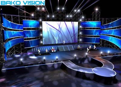 China P2.97 Indoor LED Rental Screen 500x500mm SMD2121 Video Wall for Stage Expo for sale