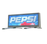 China Taxi Top LED Screen Digital Mobile Roof Display Double Sided 3mm Pitch 15kg Aluminum Cabinet for sale