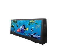China Taxi Top LED Sign P5 Double Sided Car Roof LED Screen 960x320mm Aluminum Waterproof Cabinet 3G 4G WiFi for sale