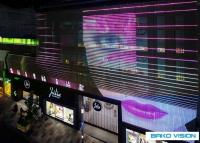 China Transparent LED Display Glass Wall LED Screen Vivid Effect Customized LED Video Wall for Stage Performance for sale