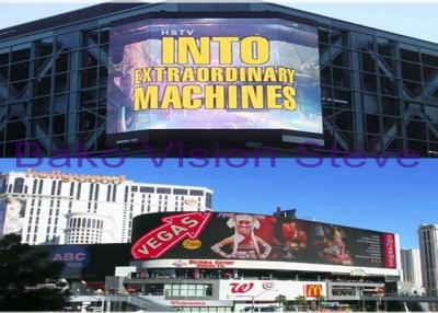 China DIP Curtain Mesh Screen LED Display 25mm Pixel Pitch 8000nits Wind Resistant Building Facade Billboard for sale