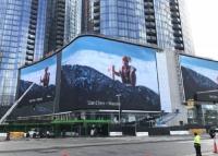 China Transparent Slim DIP 346 Outdoor Fixed LED Display P15 P25 Building Facade Video Wall for sale