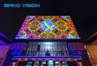China Outdoor Transparent LED Screen P15.625 10000nits 70% Transparency for Building Glass Wall for sale