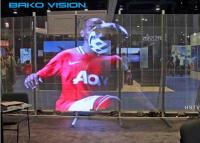 China See Through Transparent LED Screens , Indoor LED Display Screen Aluminum Panel for sale