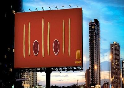China Outdoor P8 P10 Fixed Install Billboard LED Display Advertising Sign Waterproof Screen 6500 Nits for sale