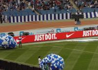 China Stadium Perimeter LED Display P10 6500nits HD for Sports Events Advertising for sale
