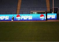 China P10 Sports Perimeter LED Display Screen 10mm Pitch 6500nits for Stadium Advertising for sale