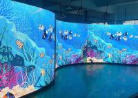 China Full Color Rental Indoor Curved LED Wall Display Panel Flight Case For Stage Show for sale