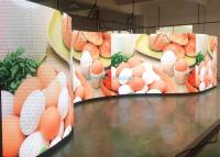 China Full Color Rental Indoor Curved LED Wall Display Panel Flight Case For Stage Show for sale