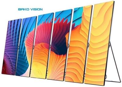China Indoor P2.5 SMD2121 LED Poster Video Wall 28kg 33mm for Shopping Mall for sale