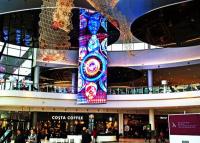 China 180 / 360 Degree Lightweight Front Service LED Display Foldable With Hanging Stacking / Attaching for sale