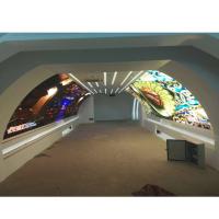 China 9W SMD2121 1000 Nits P2.5 Cylinder Flexible LED Display for sale