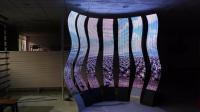 China 9W SMD2121 1000 Nits P2.5 Cylinder Flexible LED Display for sale
