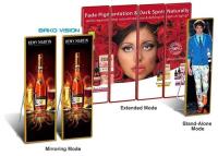 China Indoor LED Poster Display 1.75mm Pixel Pitch WiFi Control Digital Signage Screen 1920x570mm for sale