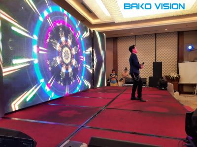 China Indoor Rental LED Display P3.91 500x500mm Cabinet for Wedding Party Video Wall for sale
