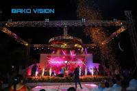 China IP65 Outdoor Curtain Rental LED Display 6000 Nits Brightness P3.91mm P4.81mm Stage for sale