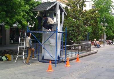 China Front serviceDouble sides P5 outdoor display with Nationstar leds for sale