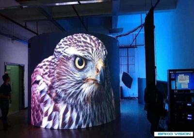 China P2.5 Full Color Flexible LED Display Module 240x120mm Soft Rubber Creative Installation for sale