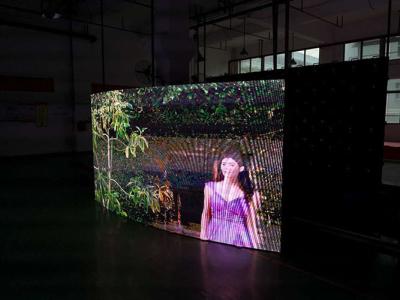 China Front Access P2.6 Curved LED Rental Display With 50x50cm Panel for sale