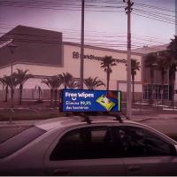 China P5 SMD2727 5000nits Waterproof Taxi Top LED Display 960x320mm for sale