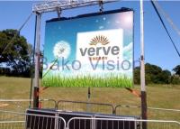 China Outdoor SMD2727 Rental LED Video Wall 500x500mm Die Cast Aluminum Stage Display for sale