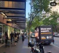 China P5 Outdoor LED Truck Display 6500nits 36W/m2 Moving Billboard for Advertising for sale