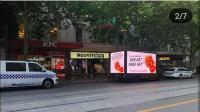 China P8 Truck Mobile LED Trailer Display 6500 Nits SMD3535 Outdoor Advertising Screen for sale