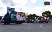 China Nationstar P4 SMD1818 Truck Mobile LED Trailer 5500nits 960x960mm Panel for sale