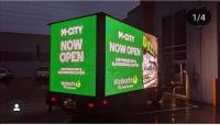 China Nationstar P4 SMD1818 Truck Mobile LED Trailer 5500nits 960x960mm Panel for sale