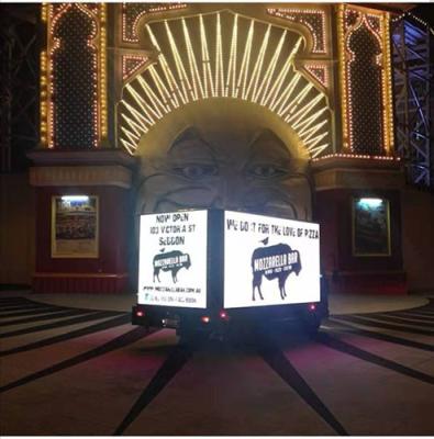 China P8 SMD2727 Mobile LED Billboard Truck Screen 6500nits 960x960mm Outdoor Advertising Display for sale