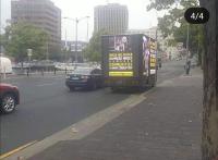 China 6000 Nits P4 Truck Led Display Trailer With Hydraulic System for sale