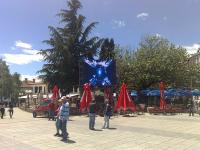 China P8 Outdoor Fixed LED Display 6500nits 960x960mm High Brightness Advertising Screen for sale