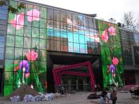China P3.9 5500 Nits Transparent LED Video Display 100x50cm Panel High Brightness for sale